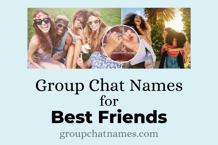 213 Group Chat Names for Best Friends To Keep The Vibe Alive