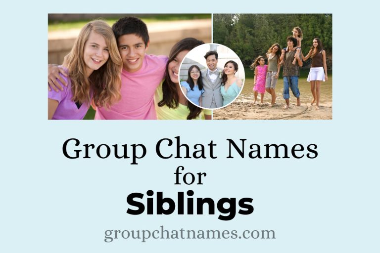189 Group Chat Names for Siblings That Echo Shared Secrets