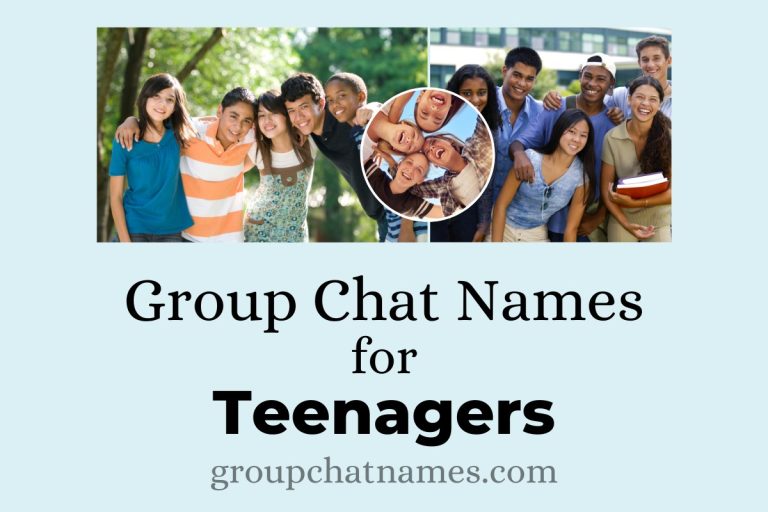 205 Group Chat Names for Teenagers To Suit Every Mood