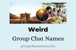 127 Weird Group Chat Names For The Quirky In You