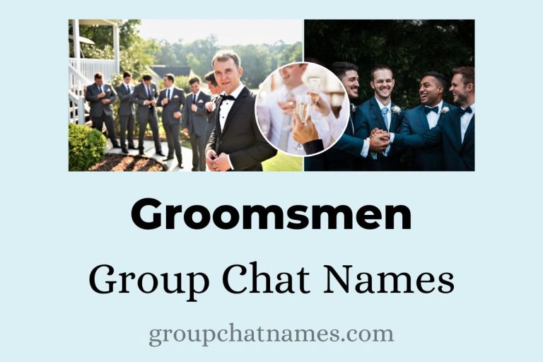 211 Groomsmen Group Chat Names to Feel Like a VIP