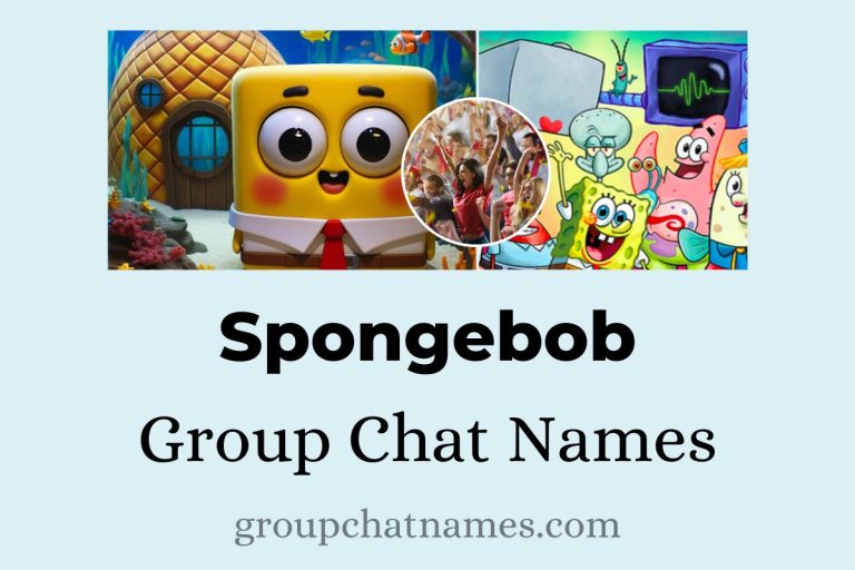 240 Spongebob Group Chat Names Better Than Plankton's Plans